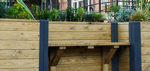 Wooden Parklets - Plantscape
